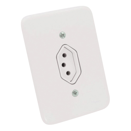 Conjunto Radial Pollar 1 Tomada 2P+T 20 Amperes 1901176 - É de Casa